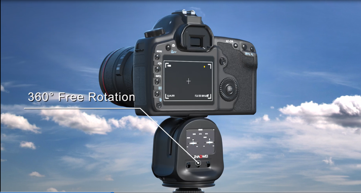 Motorized Tripod Head Empowers Future Shooting - ZHAOWEI